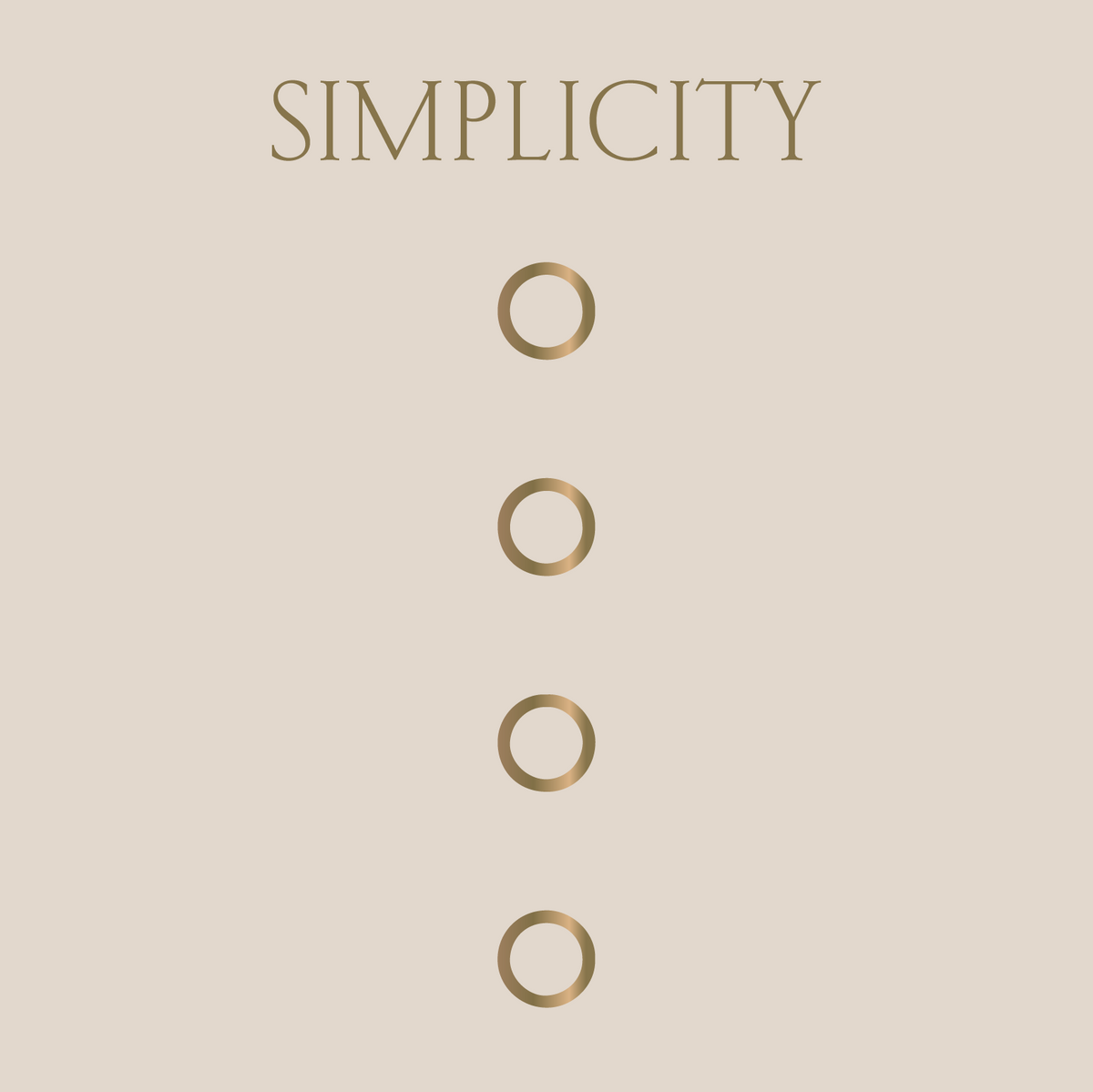 Simplicity | Goldish