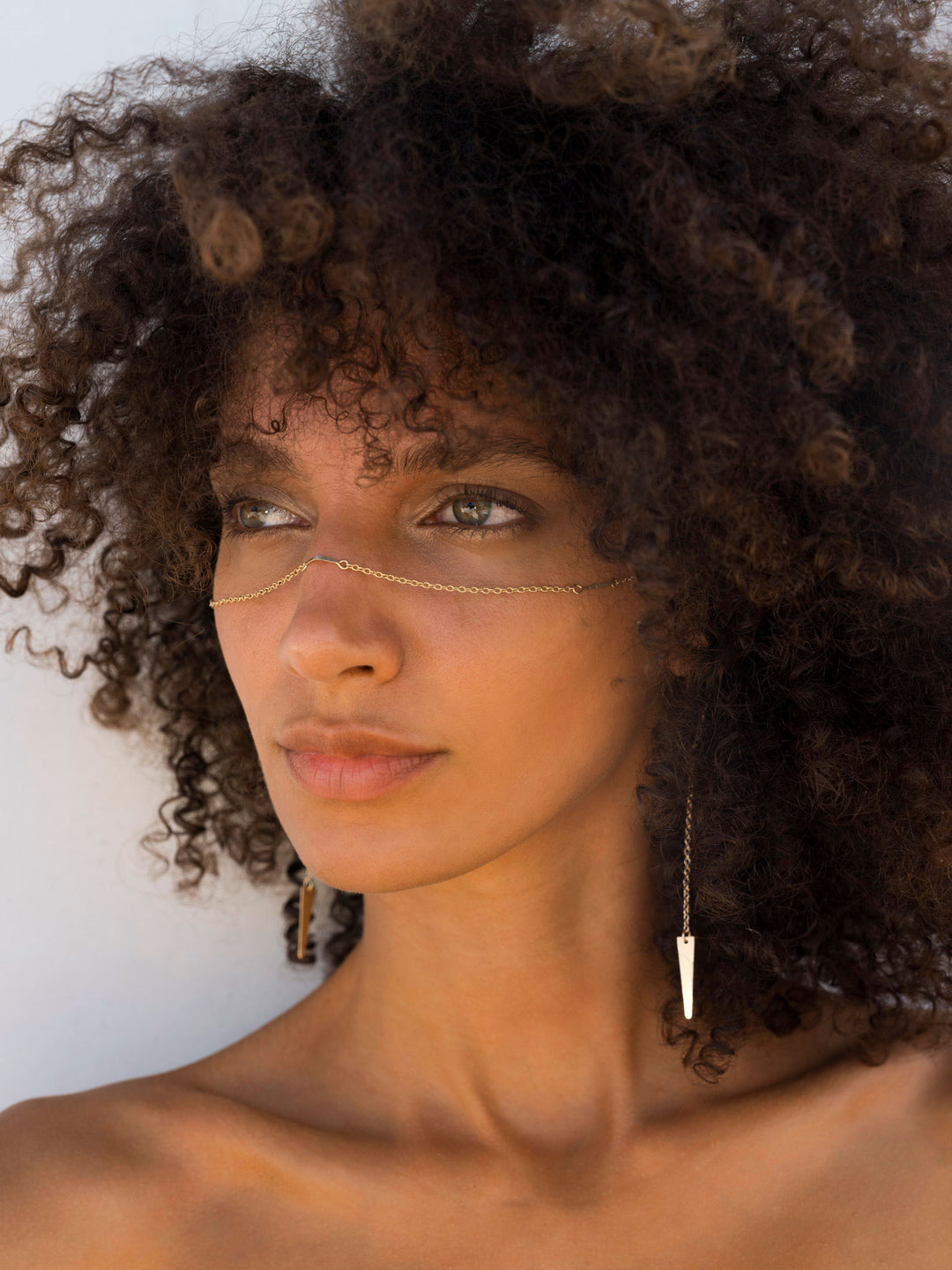 Arrow Face Chain | Goldish